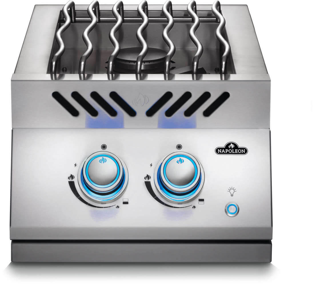 Built-in 700 Series Inline Dual Range Top Burner with Stainless Steel ...